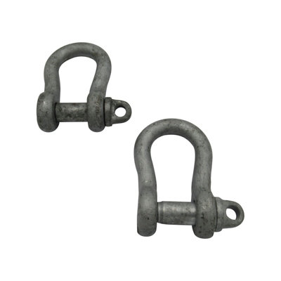 Self Colour Lifting Bow Shackle Screw Pin 0.45 Ton X2 (0.15T Towing ...