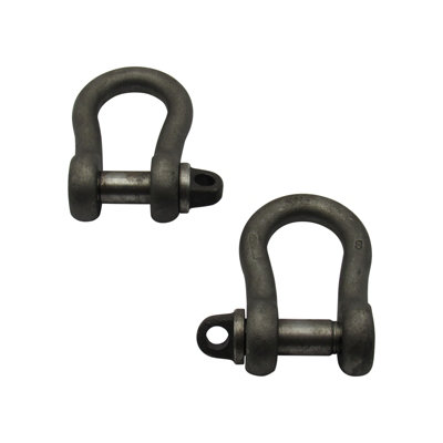 Self Colour Screw Pin Small Bow Shackles 0.5 Ton x2 (500KG Lifting ...