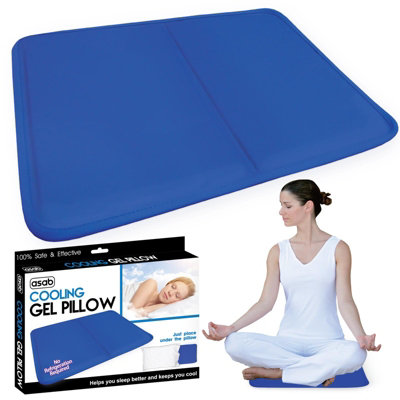 Self-Cooling Gel Pad For Pillows 40 x 30cm | DIY at B&Q