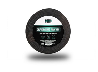 Self-Expanding Foam Tape 25MM x 4.6M ( 5MM to 35MM EXPANSION )
