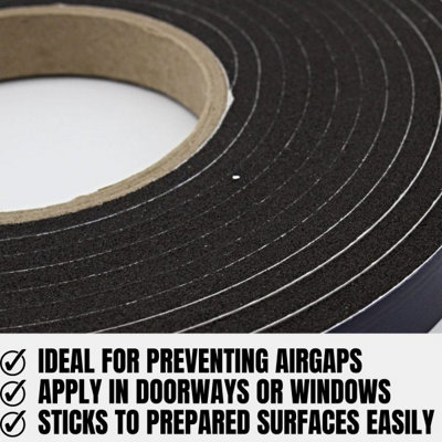 Self-Expanding Foam Tape 25MM x 4.6M ( 5MM to 35MM EXPANSION )