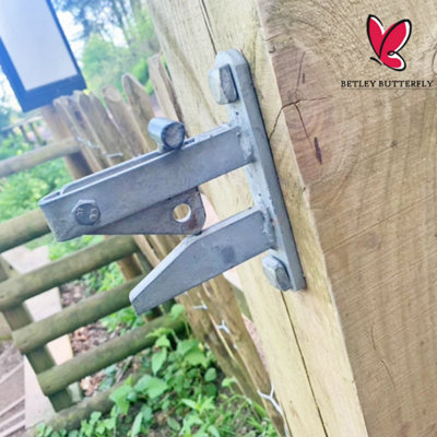 Self Locking Auto Gate Catch Galvanised Steel Gate Latch with Straight ...