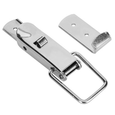 Self-Locking Stainless Steel Hasp Latch for Cabinets, Boxes, Trunks ...