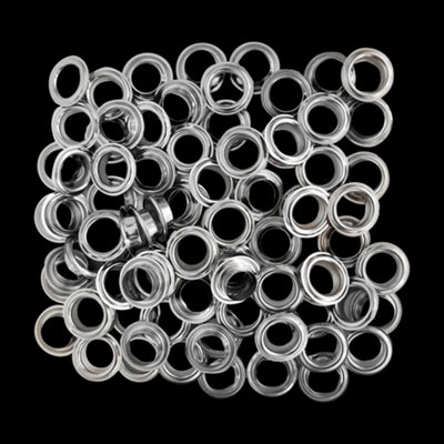 Self-Piercing 10mm Eyelets for Semi-Automatic Eyelet Machine, Silver ...