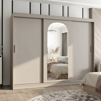 SELFIE 250 Large Sliding Door Wardrobe Modern Bedroom Furniture Storage ...