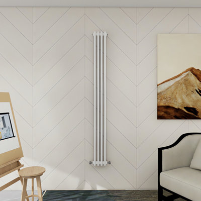 Sena Savoy Cast Iron Double 1800mm x 200mm Radiator - White