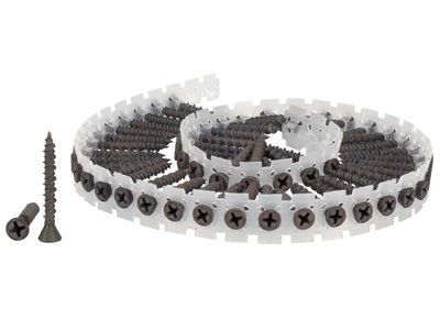 SENCO 39J30MP DURASPIN COLLATED SCREWS FERMACEL FIBRE BOARD TO WOOD 3.9 ...