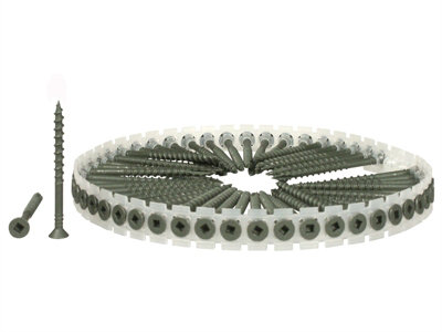 SENCO DuraSpin Collated Decking Screws 4.5 x 75mm - Weatherex Coating ...