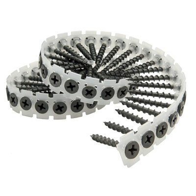 Senco Duraspin Collated Screws, Drywall To Wood Multi Colour (3.9 x 50mm)