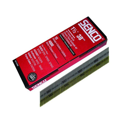 Senco Galvanised Chisel Smooth Brad Nails Galvanised (15G x 38mm)
