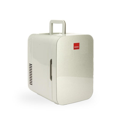 Sensio Home 10L Mini Fridge Cooler & Warmer AC+DC Power Silver