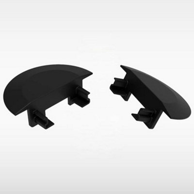 Sensio Linia Black End Cap for Recessed Aluminium Profile SE980980