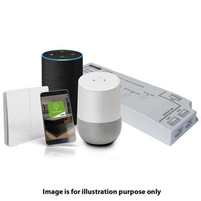 Sensio Titan Smart Kinetic 2-Gang Dimmer Switch, White, SE782990