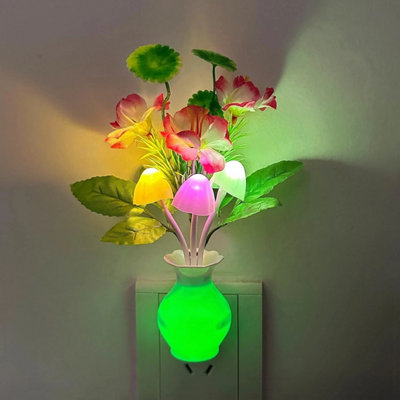 Sensor LED Night Light, Color Changing Flower