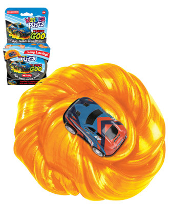 Sensory Putty with Pull Back Racing Car Yellow
