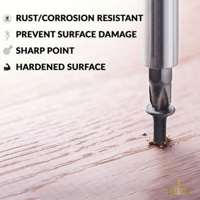 SEQUAL Fine Thread Drywall Screws, Corrosion-Resistant Twin Thread, M4 ...