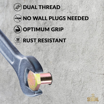 SEQUAL Zeus Bolts, Hex Head Concrete Bolts, Self Tapping Fixing Bolts ...
