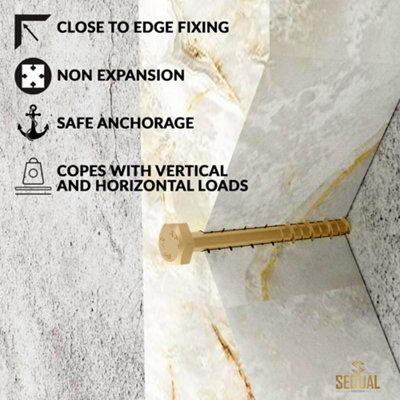 SEQUAL Zeus Bolts, Hex Head Concrete Bolts, Self Tapping Fixing Bolts ...