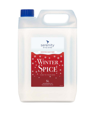 Serenity Hygiene Ethanol-Free Hand Sanitiser Foam Winter Spice Scent 5 ...