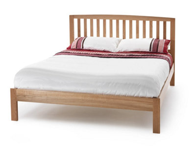 Small double oak bed store