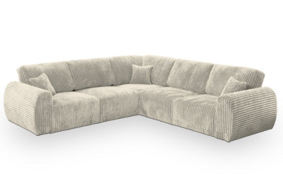 Cord Big Sofa Beige