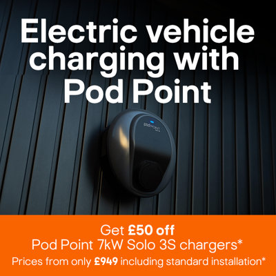 Pod Point EV Car Charging at B&Q