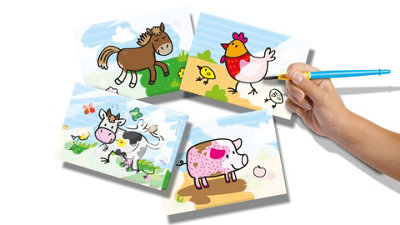 SES Creative - Colouring with Water - Farm Animals