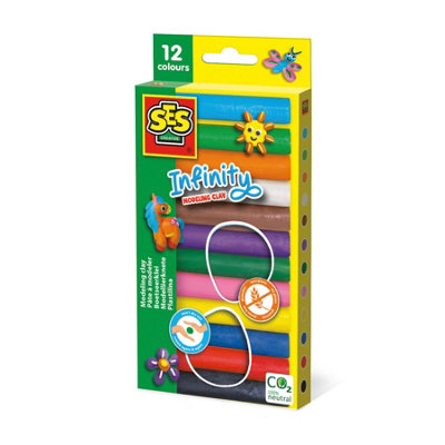 SES Creative - Infinity Modeling Clay - 12 pack (180g)