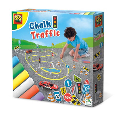 SES Creative - Playground Chalk Traffic