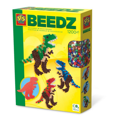 SES Creative -T-Rex Iron on Beads