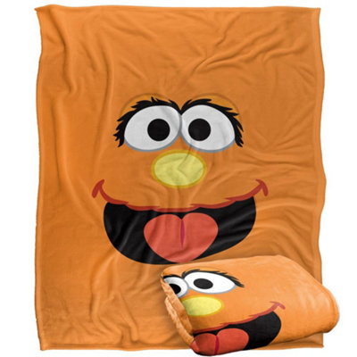 Sesame Street Face Murray Blanket Multicoloured (One Size)