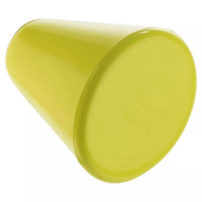 Set of 1 - Green Plastic Cone Door Knobs and Handles