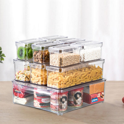 Set of 10 Fridge Storage Containers