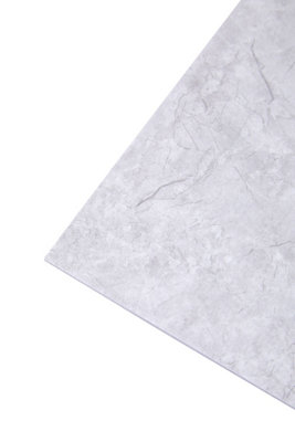 Set of 10 Marble Effect Wall Stickers Waterproof Peel and Stick Panels ...