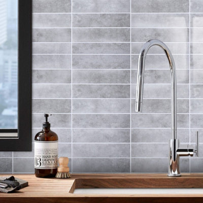 Set of 10 Self-adhesive 3D Wall Tile Stickers 30x30cm