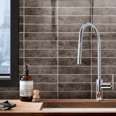 Set of 10 Self-adhesive 3D Wall Tile Stickers 30x30cm