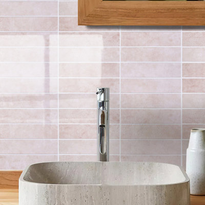 Set of 10 Self-adhesive 3D Wall Tile Stickers 30x30cm