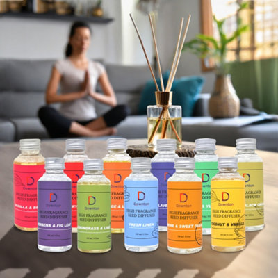 Set Of 11 Reed Diffuser Oil Bottle Aromatic Fragrance Refill Scent ...