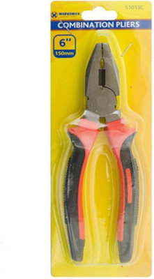 Set Of 2 Combination Pliers 6 Inch Heavy Duty Multipurpose Electric ...