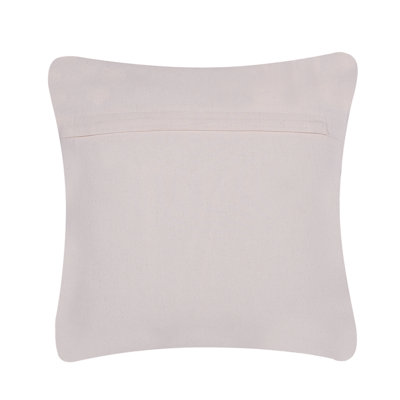 Set of 2 Decorative Cushions NELLAD Leather 45 x 45 cm Grey Patchwork