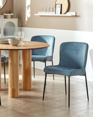 Set of 2 Dining Chairs ADA Blue