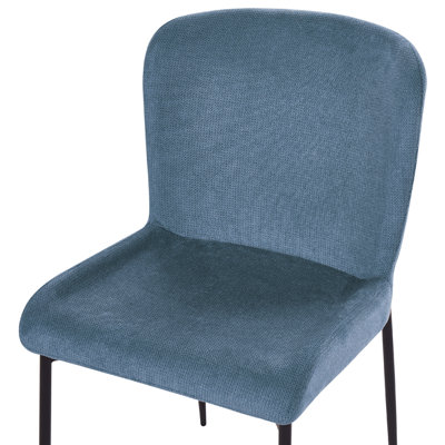 Set of 2 Dining Chairs ADA Blue