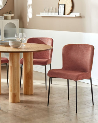 Set of 2 Dining Chairs ADA Brown