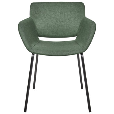 Set of 2 Dining Chairs AXTEL Green