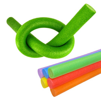 Set Of 2 Flexible Swimming Pool Noodles Float Aid Woggle Logs Noodle ...