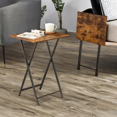 Set of 2 Folding Tables Home Furniture