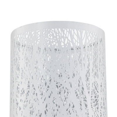 Set of 2 Forest - White 26cm Woodland Table Lamps
