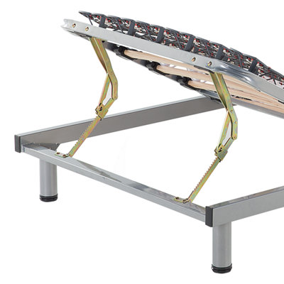 Set of 2 Manually Adjustable Bed Frames STAR 180 x 200 cm (EU Super ...