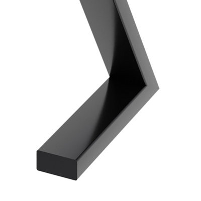 Set of 2 Metal Table Legs Z-shaped Table Legs in 40cm Height