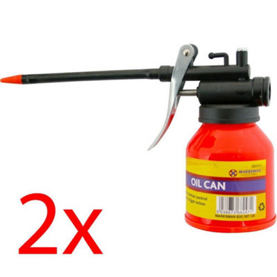 Set Of 2 Oil Can Lubricants Garage Mechanic Cycle Workshop Bicycle Bike ...